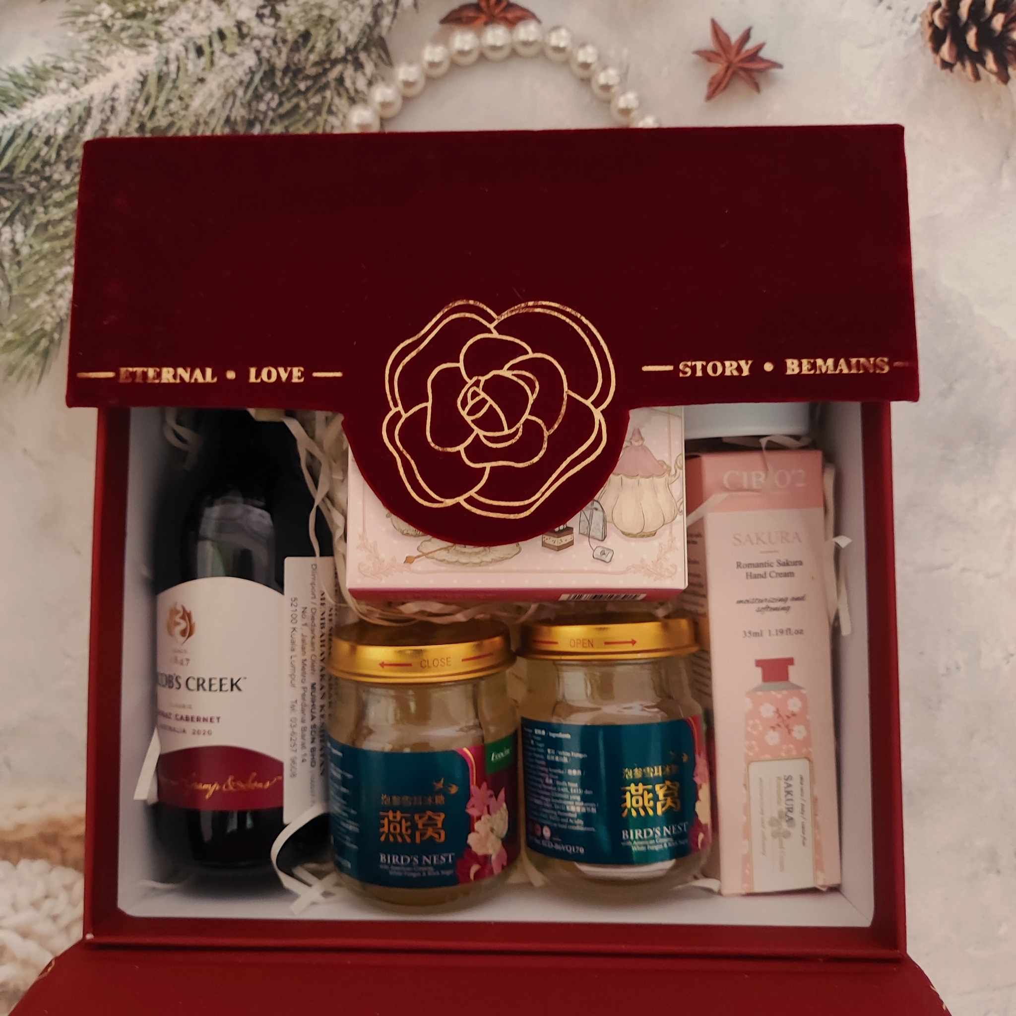 法式山茶花珍珠礼盒 套餐E - Gift2Mii.com